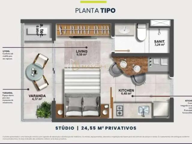 Apartamento para Venda em Salvador/BA Caminho das Árvores 1 Quartos