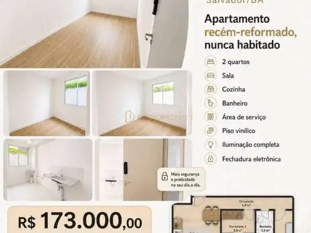 Apartamento para Venda em Salvador/BA Acupe de Brotas 2 Quartos