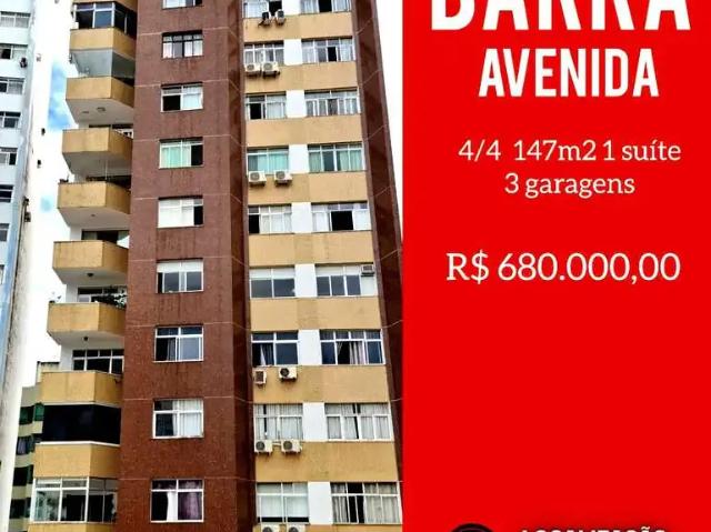 Apartamento para Venda em Salvador/BA Barra 4 Quartos