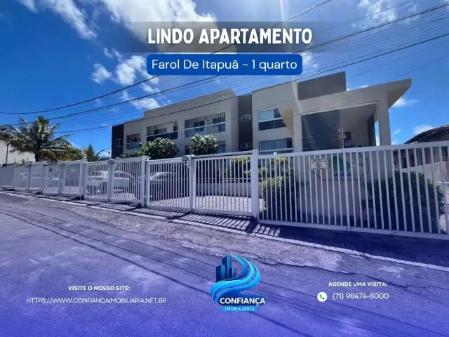 Apartamento para Venda em Salvador/BA Itapuã 1 Quartos