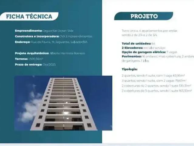 Apartamento para Venda em Salvador/BA Jaguaribe 3 Quartos
