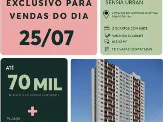 Apartamento para Venda em Salvador/BA Stiep 2 Quartos
