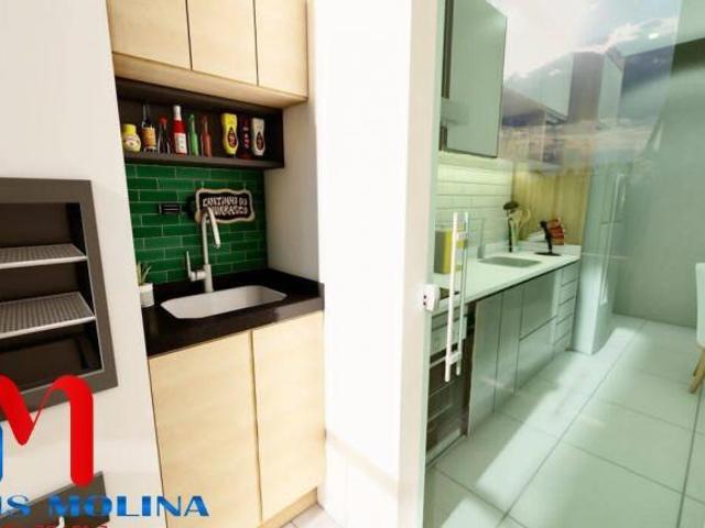 Apartamento para venda em Santa Maria de 46.00m² com 2 Quartos, 1 Suite e 1 Garagem
