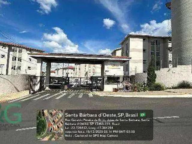Apartamento para Venda em Santa Bárbara D'Oeste/SP Joias de Santa Bárbara 2 Quartos