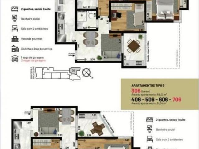 Apartamento para venda em Santa Catarina, Juiz de Fora