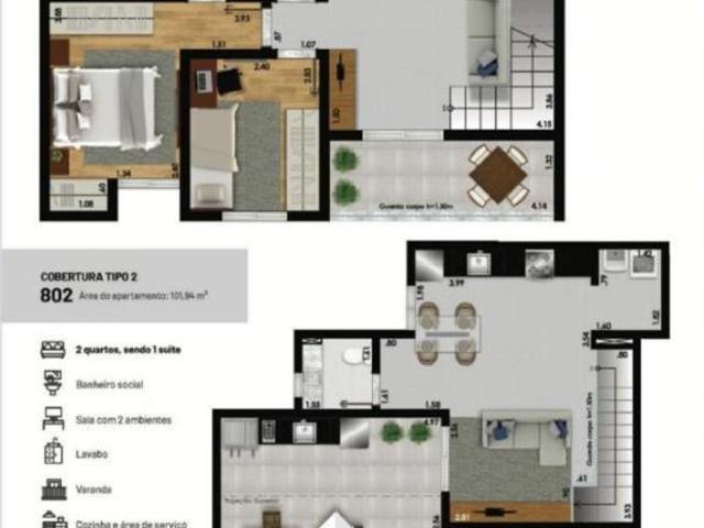 Apartamento para venda em Santa Catarina, Juiz de Fora