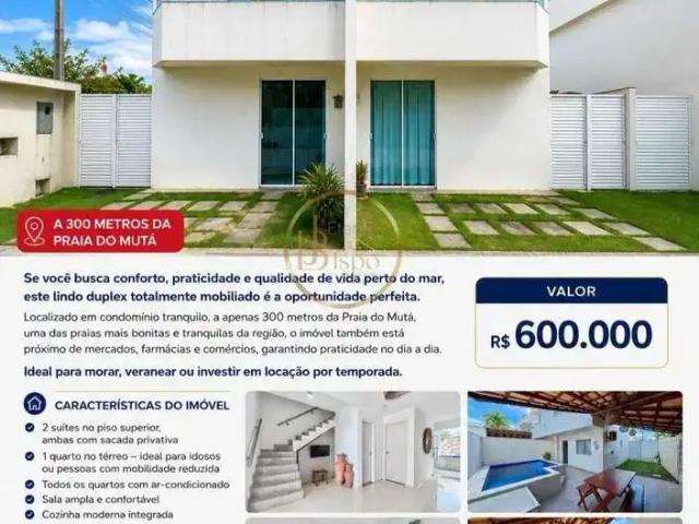 Apartamento para Venda em Santa Cruz Cabrália/BA Coroa Vermelha 2 Quartos