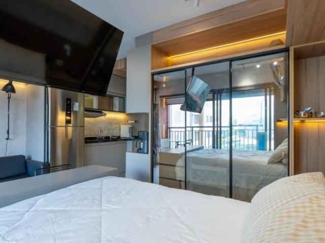 Apartamento para venda em Santo Amaro com 1 quarto, 27m²