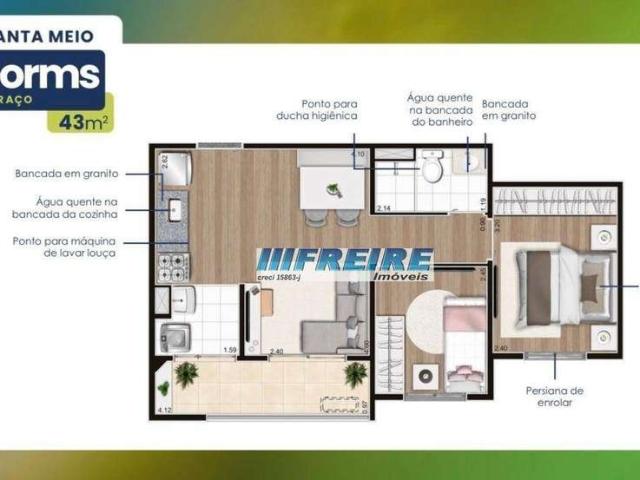 Apartamento para Venda em Santo André/SP Campestre 2 Quartos