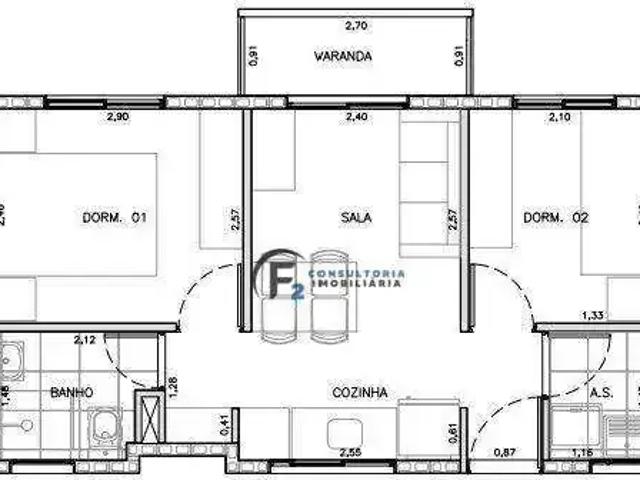 Apartamento para Venda em Santo André/SP Campestre 2 Quartos