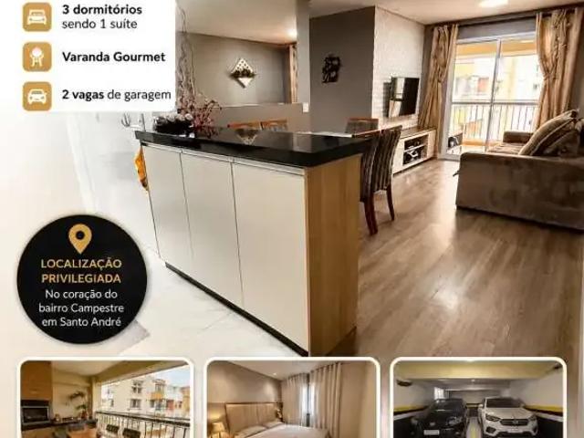 Apartamento para Venda em Santo André/SP Campestre 3 Quartos