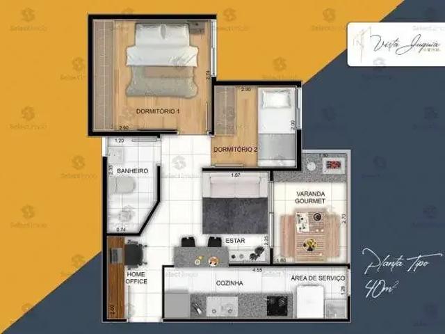 Apartamento para Venda em Santo André/SP Jardim Cristiane 2 Quartos