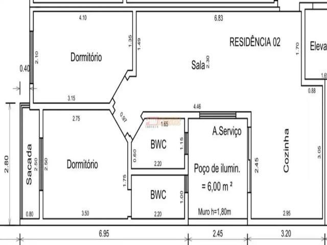 Apartamento para Venda em Santo André/SP Parque das Nações 2 Quartos