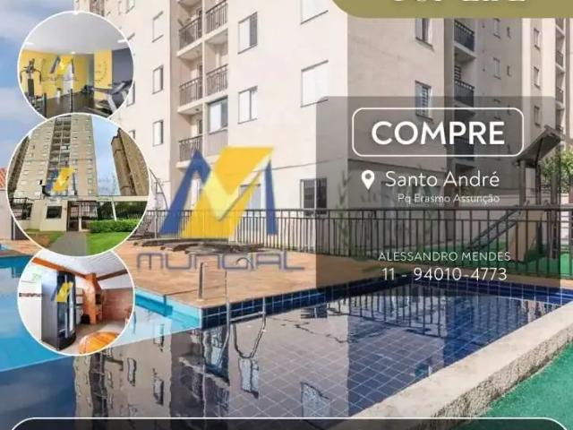 Apartamento para Venda em Santo André/SP Parque Erasmo Assunção 2 Quartos