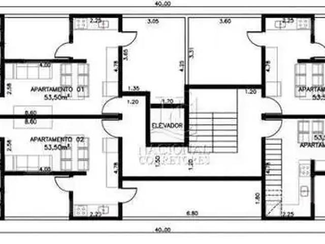Apartamento para Venda em Santo André/SP Vila Tibiriçá 2 Quartos