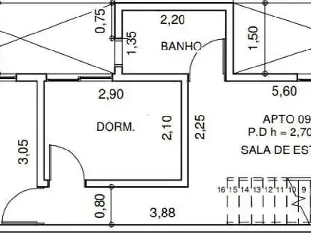 Apartamento para Venda em Santo André/SP Vila Valparaíso 2 Quartos