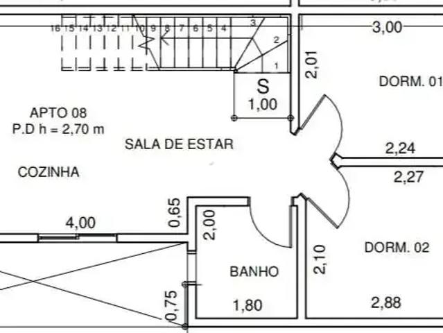 Apartamento para Venda em Santo André/SP Vila Valparaíso 2 Quartos