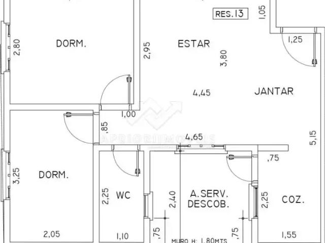 Apartamento para Venda em Santo André/SP Vila Eldízia 2 Quartos