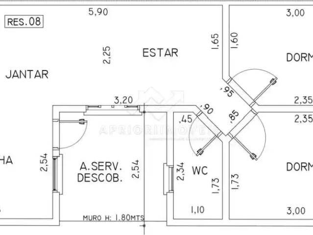 Apartamento para Venda em Santo André/SP Vila Eldízia 2 Quartos