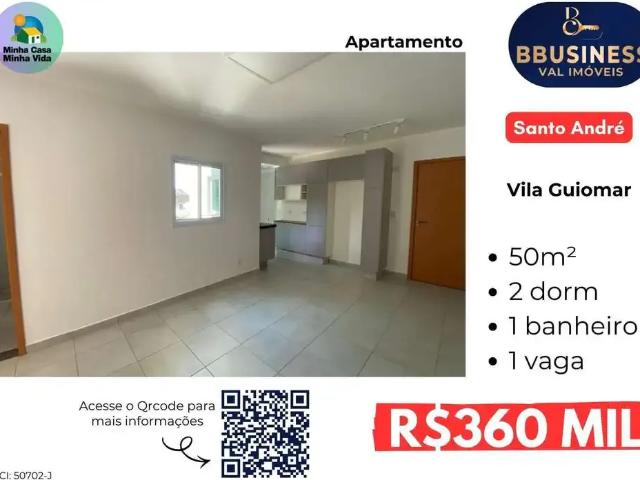 Apartamento para Venda em Santo André/SP Vila Guiomar 2 Quartos