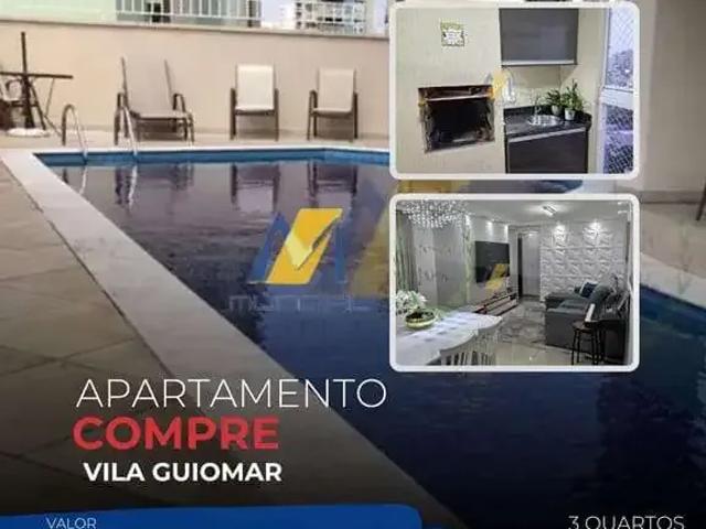 Apartamento para Venda em Santo André/SP Vila Guiomar 3 Quartos