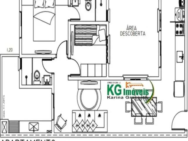 Apartamento para Venda em Santo André/SP Vila Humaitá 2 Quartos