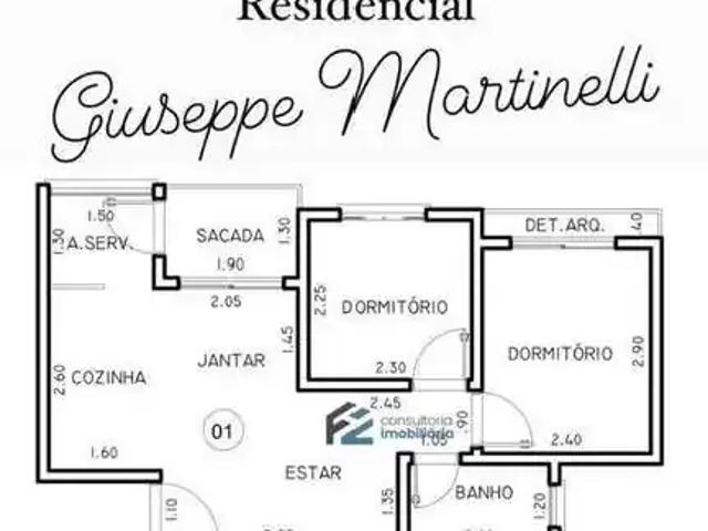 Apartamento para Venda em Santo André/SP Vila Humaitá 2 Quartos