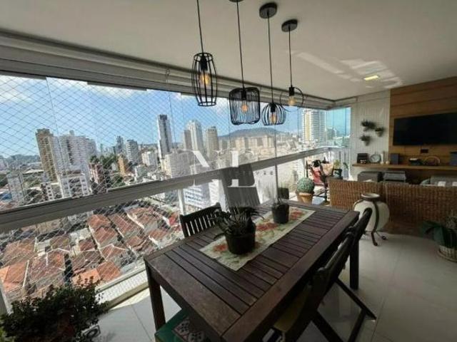 Apartamento para Venda em Santos, Embaré, 3 dormitórios, 3 suítes, 5 banheiros, 2 vagas