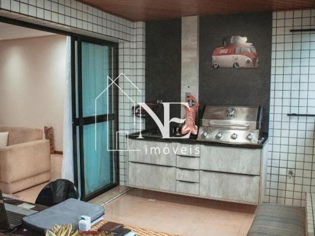 Apartamento para Venda em Santos, Gonzaga, 3 dormitórios, 3 suítes, 5 banheiros, 2 vagas