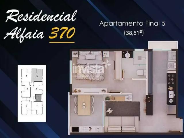 Apartamento para Venda em Santos/SP Aparecida 1 Quartos