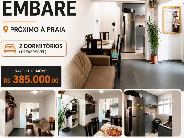 Apartamento para Venda em Santos/SP Aparecida 2 Quartos
