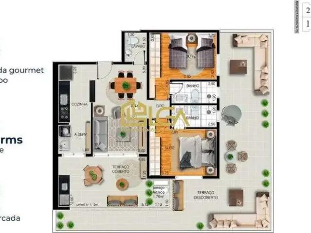 Apartamento para Venda em Santos/SP Aparecida 2 Quartos