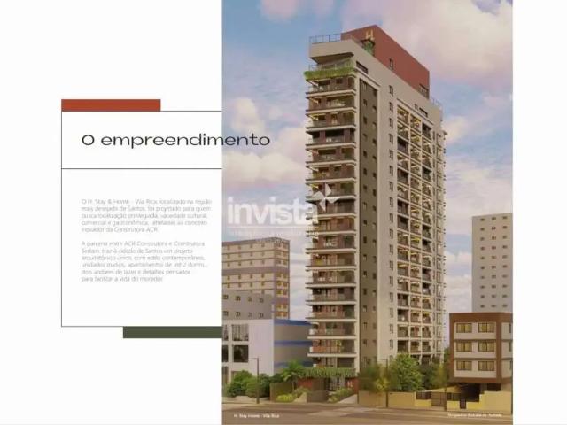 Apartamento para Venda em Santos/SP Boqueirão 1 Quartos