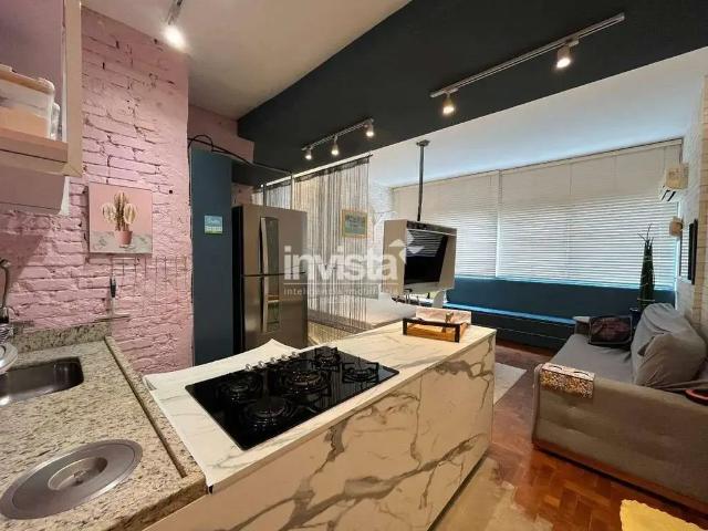 Apartamento para Venda em Santos/SP Boqueirão 1 Quartos