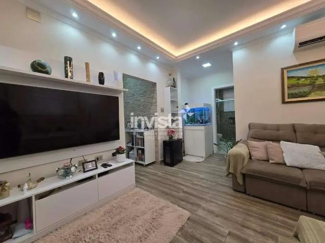 Apartamento para Venda em Santos/SP Boqueirão 2 Quartos