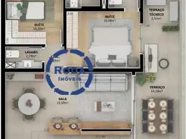 Apartamento para Venda em Santos/SP Boqueirão 3 Quartos