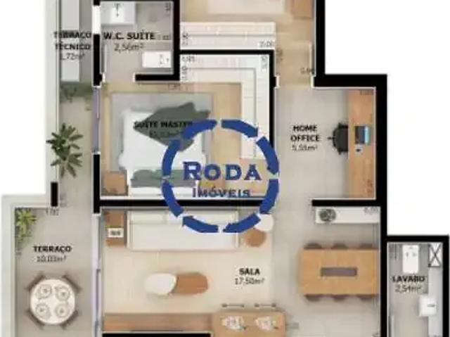 Apartamento para Venda em Santos/SP Boqueirão 3 Quartos