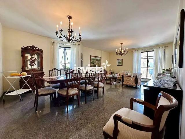Apartamento para Venda em Santos/SP Embaré 4 Quartos