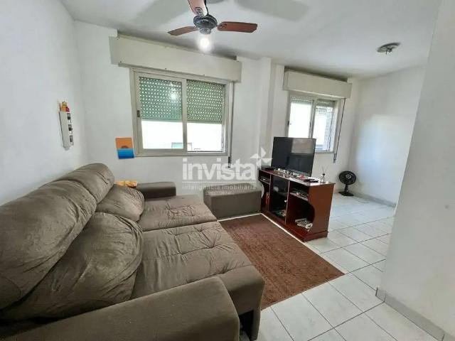 Apartamento para Venda em Santos/SP Embaré 1 Quartos