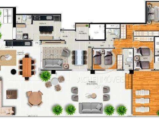 Apartamento para Venda em Santos/SP Embaré 3 Quartos