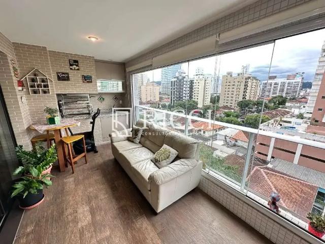 Apartamento para Venda em Santos/SP Gonzaga 3 Quartos