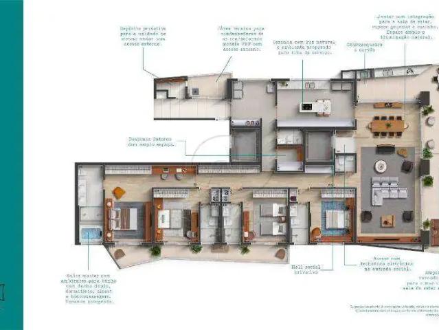 Apartamento para Venda em Santos/SP Gonzaga 4 Quartos