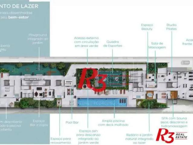 Apartamento para Venda em Santos/SP Gonzaga 4 Quartos