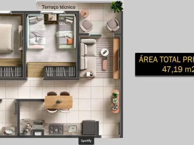 Apartamento para Venda em Santos/SP Valongo 2 Quartos