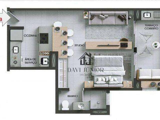 Apartamento para Venda em Sorocaba/SP Alto da Boa Vista 1 Quartos