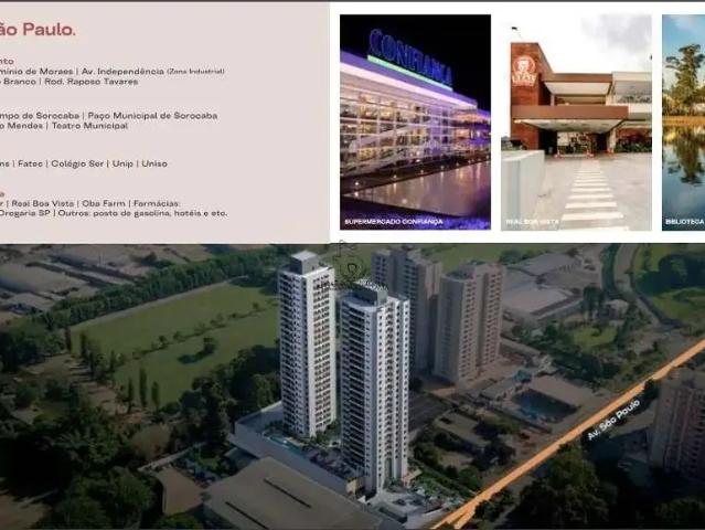 Apartamento para Venda em Sorocaba/SP Além Ponte 2 Quartos