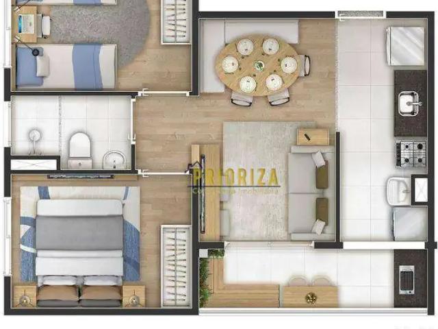 Apartamento para Venda em Sorocaba/SP Além Ponte 2 Quartos