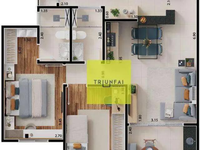 Apartamento para Venda em Sorocaba/SP Vila Santa Terezinha 2 Quartos