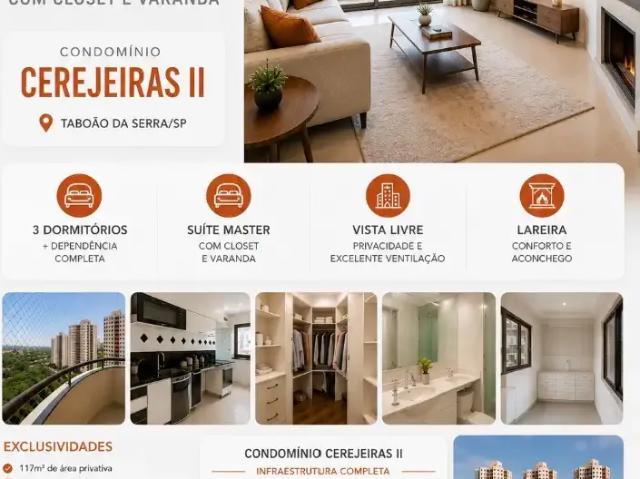 Apartamento para Venda em Taboão da Serra/SP Chácara Agrindus 3 Quartos