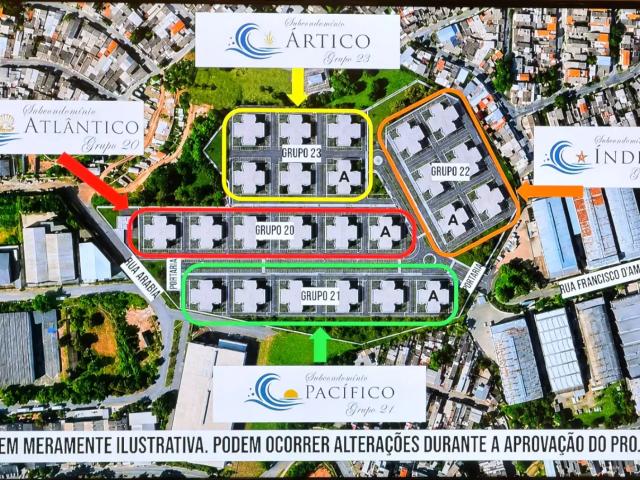 Apartamento para Venda em Taboão da Serra/SP Parque Industrial Daci 2 Quartos